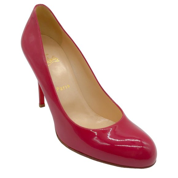 Christian Louboutin | Shoes | Christian Louboutin Raspberry Patent ...